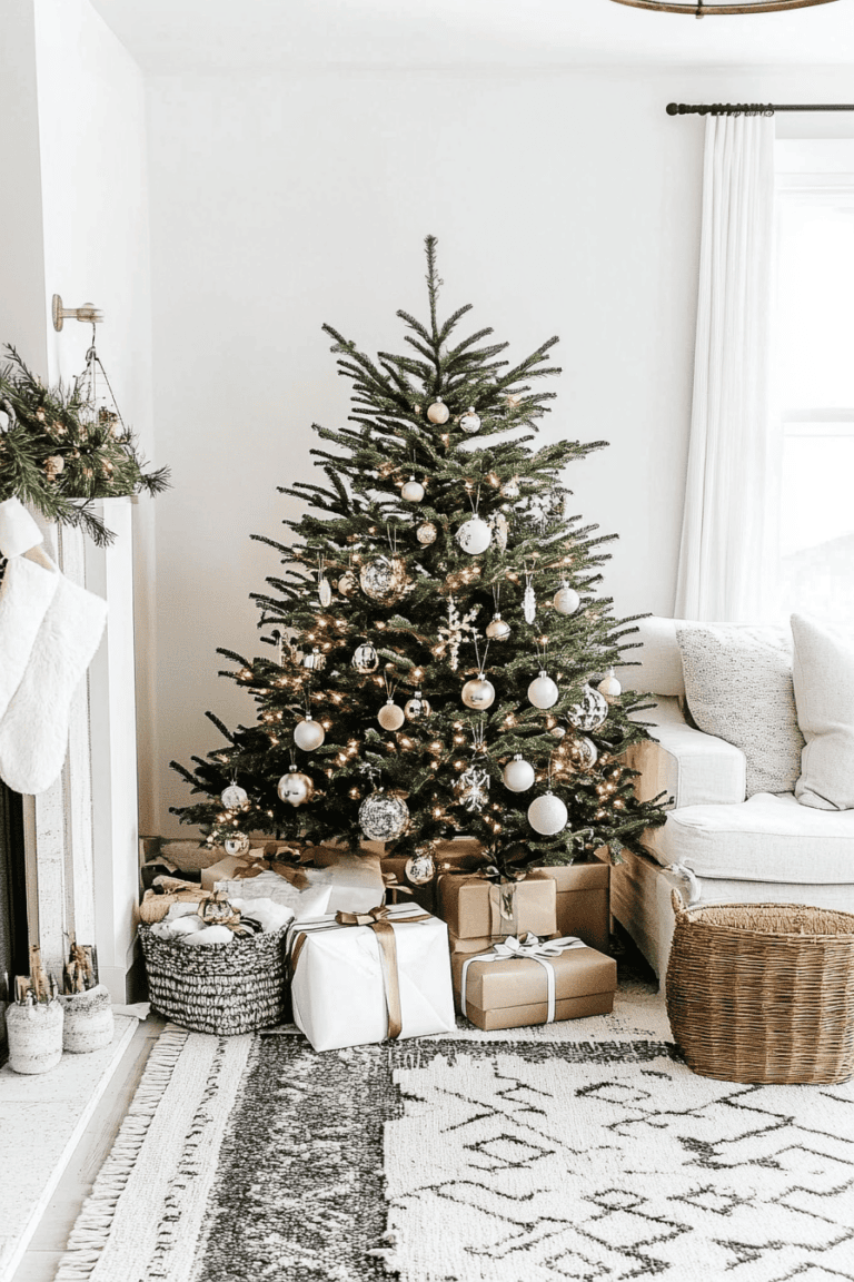 21 Stunning Neutral Christmas Tree Decor Ideas You’ll Want to Copy ...