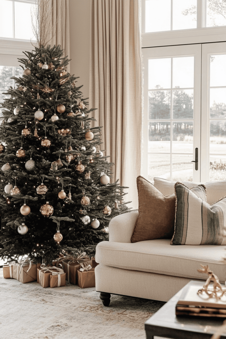 21 Stunning Neutral Christmas Tree Decor Ideas You’ll Want to Copy ...